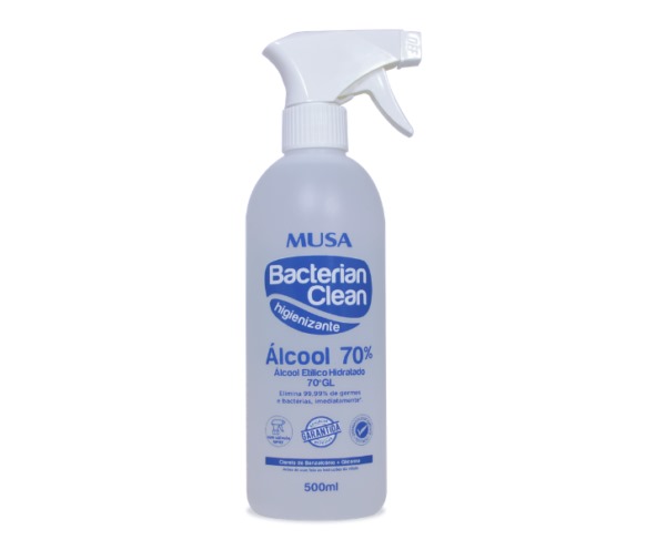 BACTERIAN CLEAN MUSA SPRAY- 500ML - Invila Unhas